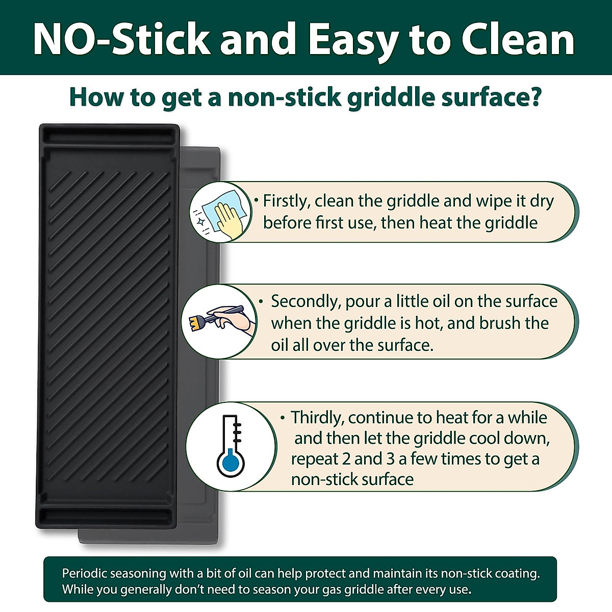 DG61-00859A Stove Griddle Replacement Parts for Samsung Gas Stove Griddle Plate Samsung Reversible Griddle Cast Iron Griddle Pan Stove Top NX58H5600SS Parts Samsung Griddle for Gas Range 1 Pack