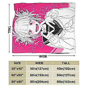 My Hero Academia-Himiko Toga Ultra-Soft Micro Fleece Blanket Throw for Sofa Bedding Home Travel Camping 60in*80in