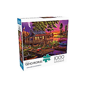 Buffalo Games - Geno Peoples - Stephanie's Canoe Rental - 1000 Piece Jigsaw Puzzle