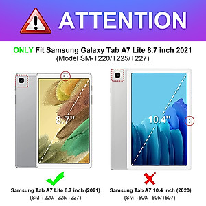 Uppuppy for Samsung Galaxy Tab A7 Lite Case 8.7 Inch for Kids Cute Cool Folio Women Teen Girls Tree Design Tablet Cover for Samsung Tab A7 Lite Case, SM-T220/T225/T227