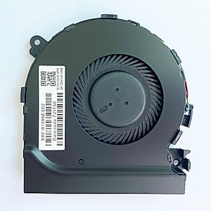 Fleshy Leaf CPU+GPU Cooling Fan Replacement for HP Spectre X360 15-CH Series (2 Fans, 15 decibels, 5 volts, 4-Pin, Plastic, Forced Air, Laptop)