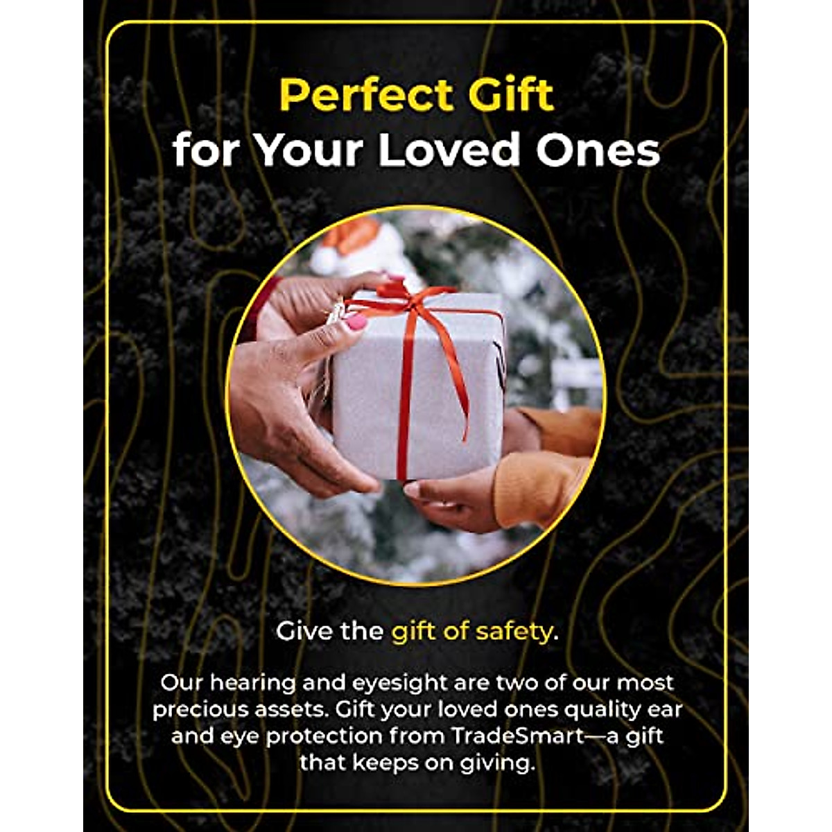 TradeSmart All-in-One Gun Range Safety Duo Kit, Yellow & Pink Ear and Eye Protection Kit for Men & Women, U.S. Certified