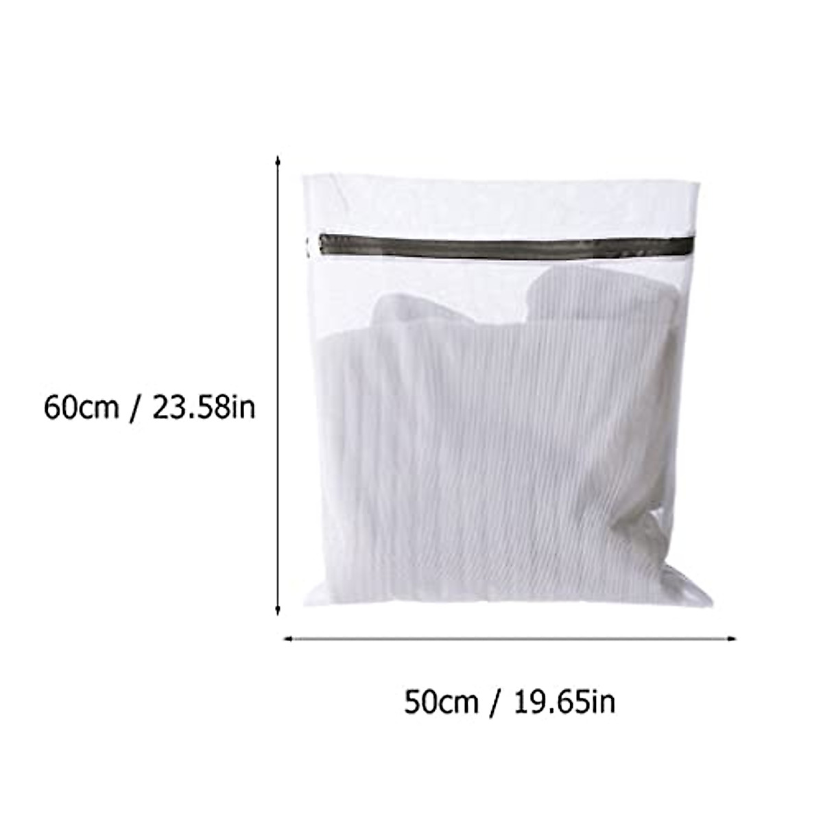 WINOMO 10pcs Laundry Bags Kit Mesh Wash Bag Bra Lingerie Mesh Wash Bag Clothing Washing Bag White