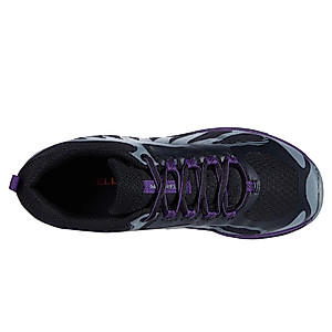 Merrell womens Siren Edge 3 Hiking Shoe, Black/Acai, 9.5 US