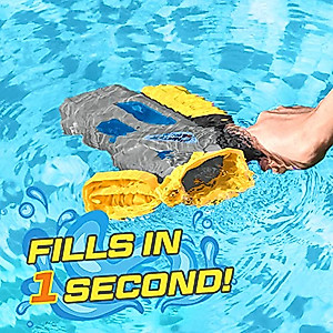 Water Gun for Kids Adults, 2 Pack Soaker Squirt Guns, 1200CC High Capacity Super Ideal Gift Toys for Summer Outdoor Swimming Pool Beach Water Fighting- Blue/Gray