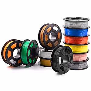 AVOMEB PLA 1.75mm Filament, 3D Printer Filament, Dimensional Accuracy +/-0.02mm, 2.2lbs/Spool, Individually Vacuum Packed, PLA Filament White