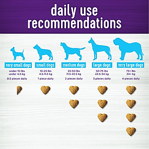 Wellness Grilled Chicken Flavored Soft Chews Hip & Joint Health Supplements for Dogs, 90 Count