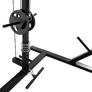 CAP Barbell Power Cage with High-Low Pulleys, Black