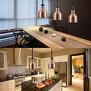 Food Heating Lamp, Kitchen Heat Lamp Food Warmer, Commercial Catering Food Heat Warmer Lamp, Food Warming Lamp for Hotel Kitchen Buffet Restaurant,