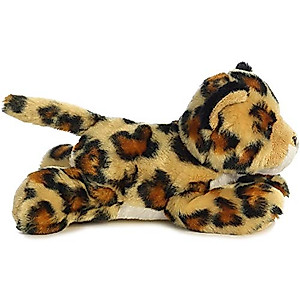 Aurora® Adorable Mini Flopsie™ Amazon Jaguar™ Stuffed Animal - Playful Ease - Timeless Companions - Brown 8 Inches