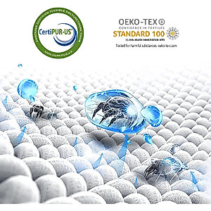 ROKDUK Bed Pillows for Sleeping Standard Size Set of 4, Cooling Hotel Quality for Back Stomach or Side Sleepers White