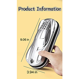 XZR Supercar Pen Case Box Bag Stocking Stuffers Large Capacity Organizer Cool Supercar Pencil Bag Storage Box EVA Material Nice Gift (Black)