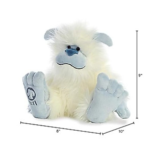 Aurora® Mysterious Fantasy Yeti Stuffed Animal - Mythical Companion - Imaginative Adventures - White 12.5 Inches