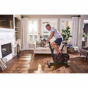 Echelon Smart Connect Fitness Bike, 30-Day Free Echelon Membership, Easy Storage, Small Spaces, Cushioned Seat, Solid, Stable Design, HIIT, Top Instructors, 32 Resistance Levels, Bluetooth