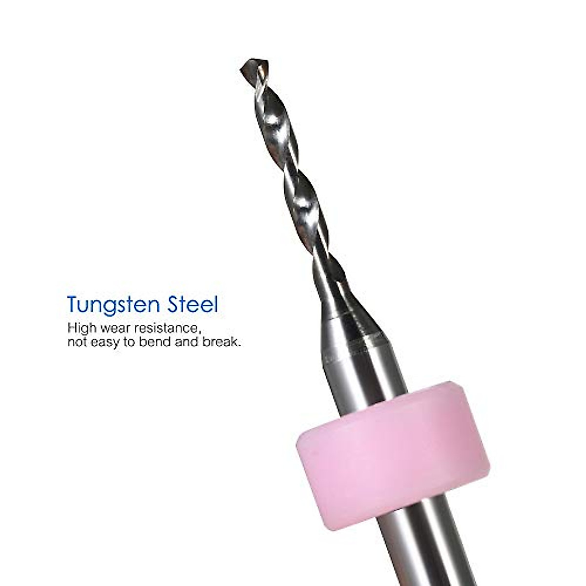 10pcs Tungsten Carbide Micro Drill Bits Set Engraving Tools for PCB Circuit Board 1.1mm-2.0mm