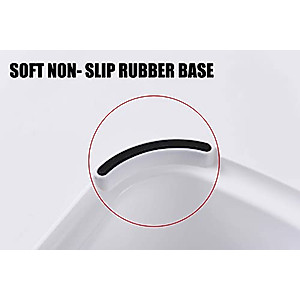 UNCLE WU (2 Pack) Kids Step Stool - Toddler Step Up Stool for Kitchen - Bathroom Safety Bottom as Toilet Stool - Slip-Resistant Surface1 Step Stool for Kids/Adult (Pink White)