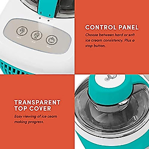 Mr. Freeze Self-Refrigerating Ice Cream Maker, Frozen Yogurt, Sorbet, Gelato Treat, 1.5-pint, EIM-700T