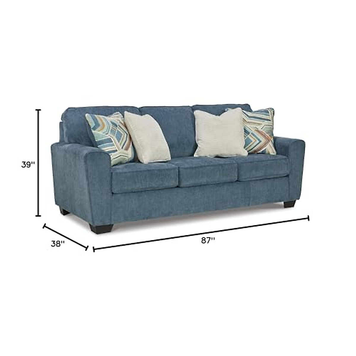 Signature Design by Ashley Cashton Casual Sofa for Living Room, Blue