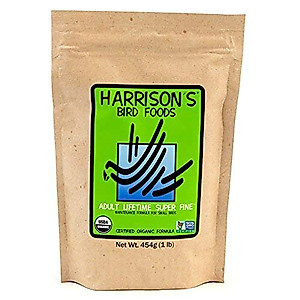 Harrison's Bird Foods Adult Lifetime Sup Fine 1lb Certified Organic Formula