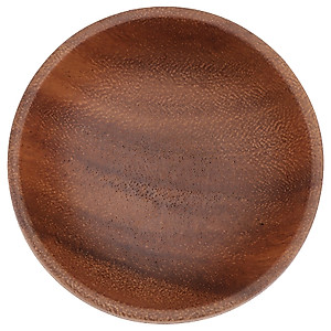 Angoily Round Acacia Wooden Bowl 3 inch Handmade Calabash Bowl Small Wooden Bowl Perfect for Nuts, Candy, Appetizer, Snacks, Olive and Salsa