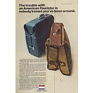 1968 Vintage Print Ad for American Tourister |Trouble with an American Tourister