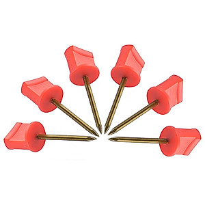 SHARROW 12/24 Pack Target Face Pins for Holding Target Face/Paper on EVA Foam or Grass Target Accessories Archery (24 Pack)