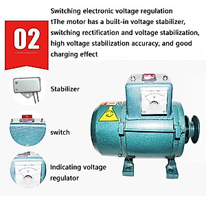 1000W/1800W/2200W Household Pure Copper Wire Permanent Magnet Generator Permanent Magnet Brushless Generator 220V Voltage Stable Frequency Household Pure Copper Wire (Color : 2200w) (Color : 1000w)