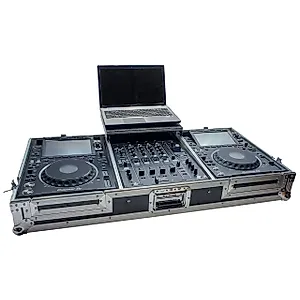 Harmony Audio Cases HC2CDJ3KDJM900WLT Flight Laptop Tray Case fits Pioneer DJM-900NXS2