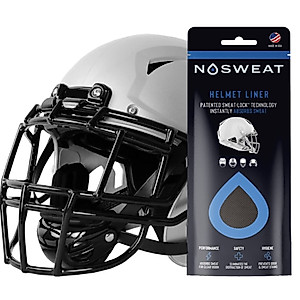 Football Helmet Sweat Liner & Sweatbands by NoSweat 3 | 6 | 12 | 25 Pack (6)
