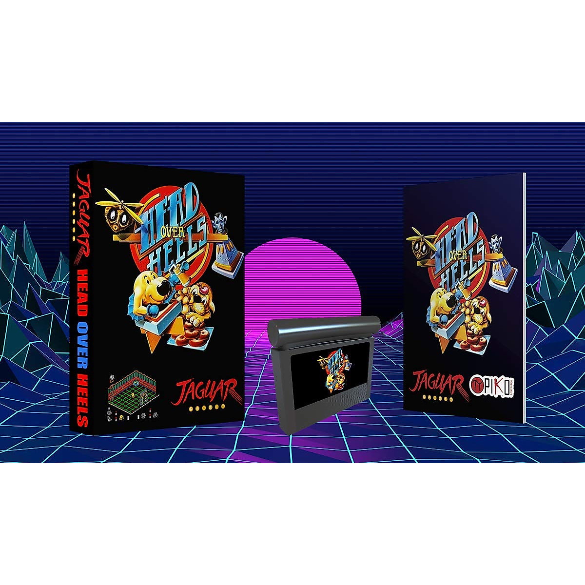 Head Over Heels - Atari Jaguar Cartridge