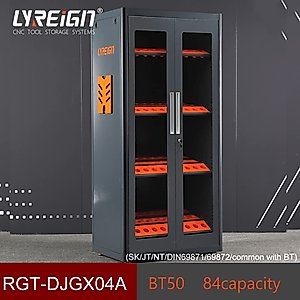 LYREIGN cat40 CNC Tool Rack CNC Tool Holder Storage cart CNC Tool Storage cabinets Large Capacity Tool cabinets CAT50-84CAP