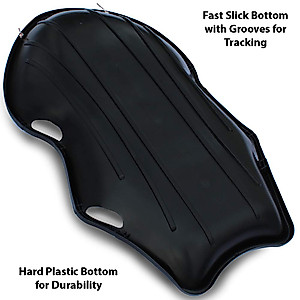 Flexible Flyer Snow Boat Sled. 48” Plastic Sno Slider Bobsled, 48 x 24 x 7.25 inches, Model:912