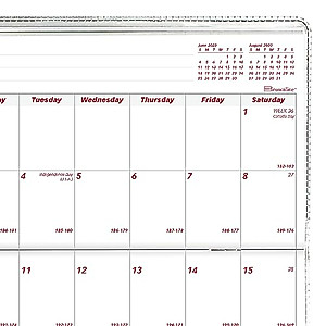 Blueline 2024 Essential Monthly Two-Year Pocket Planner, January 2024 to December 2025, Stitched Binding, 6.5" x 3.5", Assorted Designs (CA424.ASX-24)
