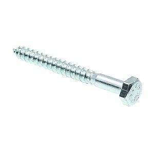Prime-Line 9055078 Hex Lag Screws, 1/4 In. X 2-1/2 In., A307 Grade A Zinc Plated Steel (100 Pack)