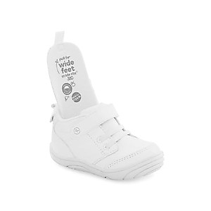 Stride Rite 360 Boys Taye 2.0 First Walker Shoe, White, 3 Infant