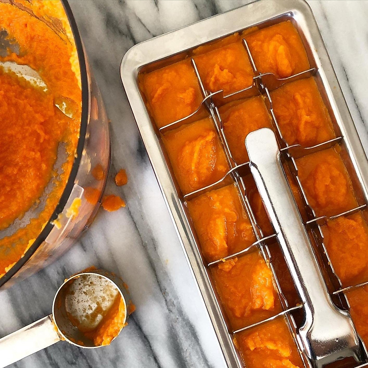 Metal Ice Cube Trays for Freezer with Easy Release Handle,and Building Brick Ice Tray or Candy Mold for Lego Fans,2pcs Ice Freezer Molds