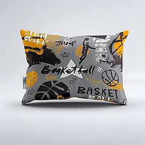 REALIN Basketball Nets Duvet Cover Set Basketball Dunking Bedding Girl Boy Kids Bed Sets 2/3/4PCS Quilt Covers/Sheets/Pillow Shams,Twin/Full/Queen/King (A,Full-200x229cm-3PCS)