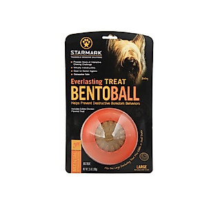 Starmark Everlasting Treat Bento Ball Tough Dog Chew Toy Large