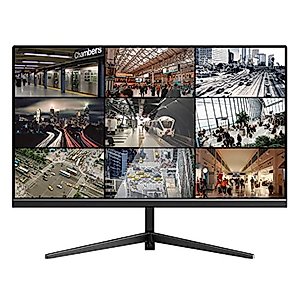 22 Inch 1080P Thin LED Monitor with HDMI VGA Built in Speaker Compatible with CCTV Security DVR NVR