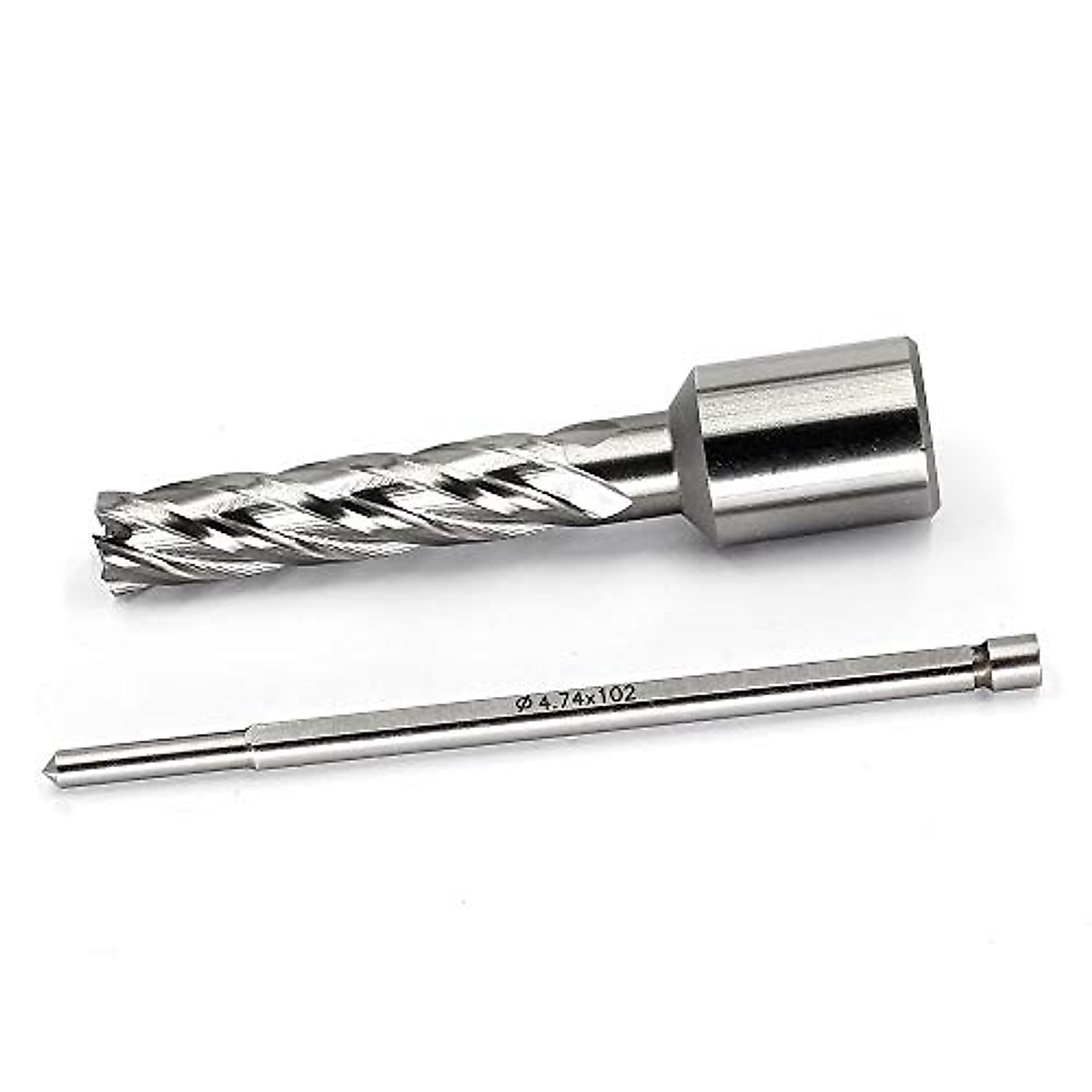 Annular Cutter JESTUOUS 3/4 Inch Weldon Shank 7/16 Cutting Diameter 2 Cutting Depth with Pilot Pin Slugger Bits Two Flat HSS Kit for Magnetic Drill Press,1 Piece