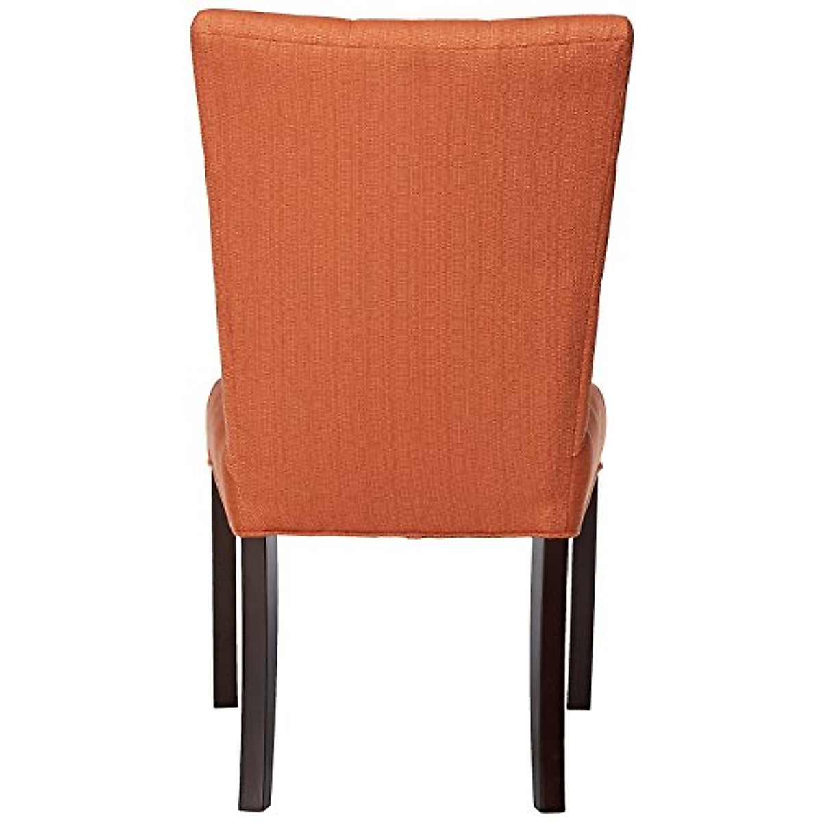 Sole Designs La Mode Collection Fanback Dining Chair, Pumpkin