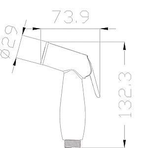 MINJING Bathroom Bidet Shower Head Set Hand Held Bidet Douchette WC Toilet Water Sprayer Toilet Jet Faucet Spray Muslim