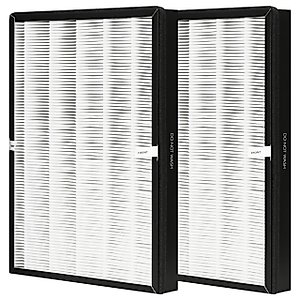 Asheviller TT-AP003 Filter Replacement, Compatible with TaoTronics TT-AP003 and VIVOSUN 5-in-1 Air Purifiers, 2 Pack