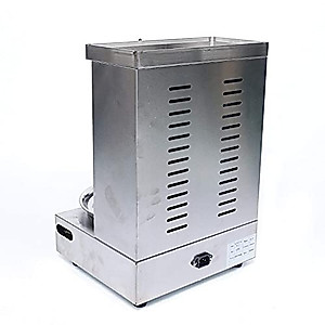 Shawarma Grill Machine, 110V LPG Gas Doner Kebab Machine Rotating Grills Vertical Broiler Pastor Grill Machine, Vertical Rotisserie for Chicken Roast,Turkey Roast,Tacos, Roast, Beefer