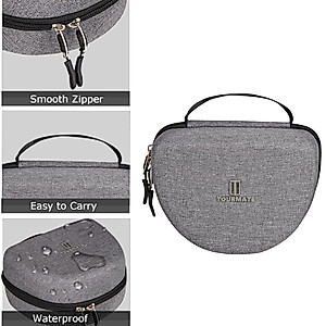 Tourmate Hard Travel Case for Skullcandy Crusher Evo Over-Ear Headphones/HROEENOI JZ02 Headphones/Anker Soundcore Life Q20 Noise Cancelling Headphones (Case Only)