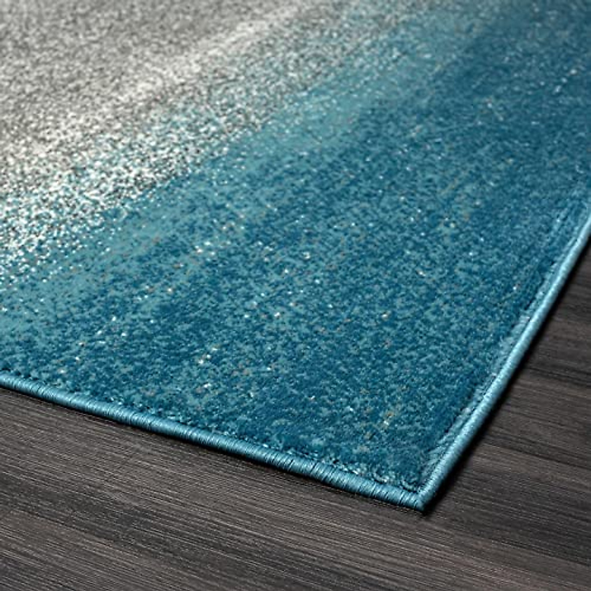 LUXE WEAVERS Abstract Blue Ombre 5x7 Coastal Area Rug