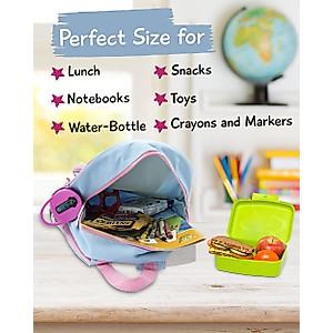 JOY2B Toddler Backpack for Girls and Boys - Ballerina Backpack for Girls and Boys - Kids Backpack for School Camp Travel - Preschool Backpack with Water Bottle Holder - Brilliant Ballerina