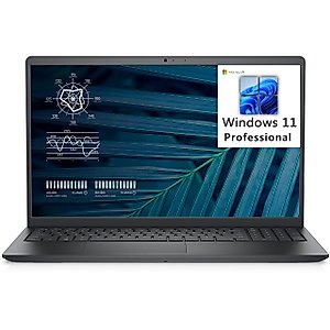 Dell Vostro 3510 15.6" FHD Business Laptop Computer, Intel Core i3-1115G4 (Beat i5-10210U), 32GB DDR4 RAM, 1TB PCIe SSD, 802.11AC WiFi, Bluetooth, Carbon Black, Windows 11 Professional