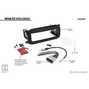 SCOSCHE Install Centric ICCR3BN Compatible with Select Chrysler/Dodge/Jeep 2002-06 Complete Basic Installation Solution for Installing an Aftermarket Stereo