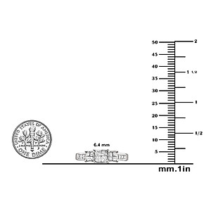 Beyond Brilliance 1.10 Carat Diamond, Prong-Set 14K White Gold Princess Cut Three-Stone Diamond Engagement Bridal Ring Set (I-J, I1-I2)